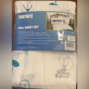 Bedding | Nwt Full Size Fortnite Sheet Set | Poshmark